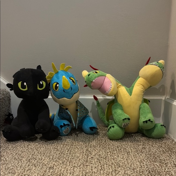 Dreamworks | Toys | Dreamworks Black And Blue Stuffed Animal Collection ...